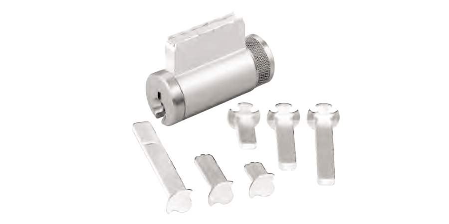 Key-In-Knob Cylinder, 6 Pin or Disc Pin Length, Solid Brass, US26D ...