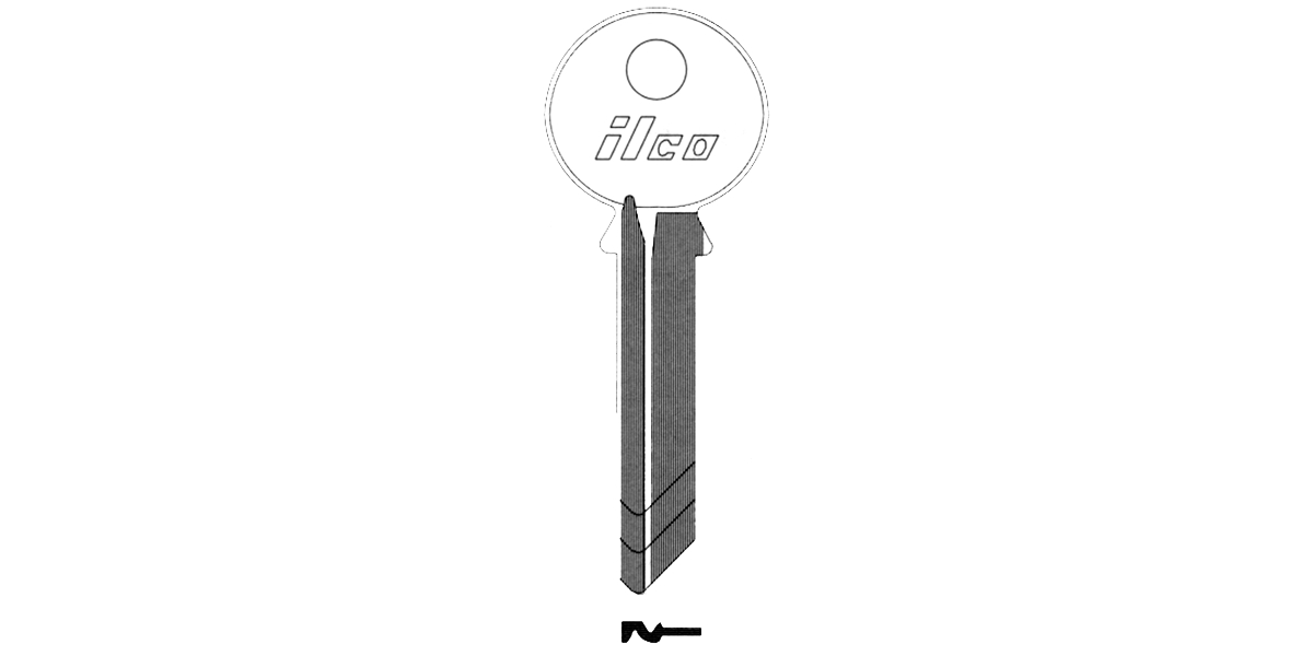 Cylinder Lock Key Blank, 5 Pin or Disc Pin Length, Pin Tumbler Cylinder ...