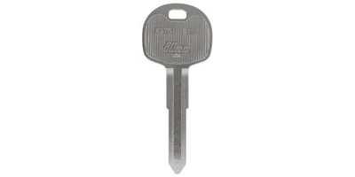 Automotive Key Blank, Automotive Key Blank, Original-Shaped Bow, Brass ...