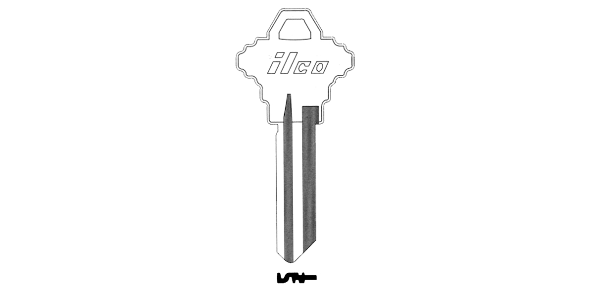 Key Blank, 6 Pin or Disc Pin Length, Automotive, Pin Tumbler Cylinder ...