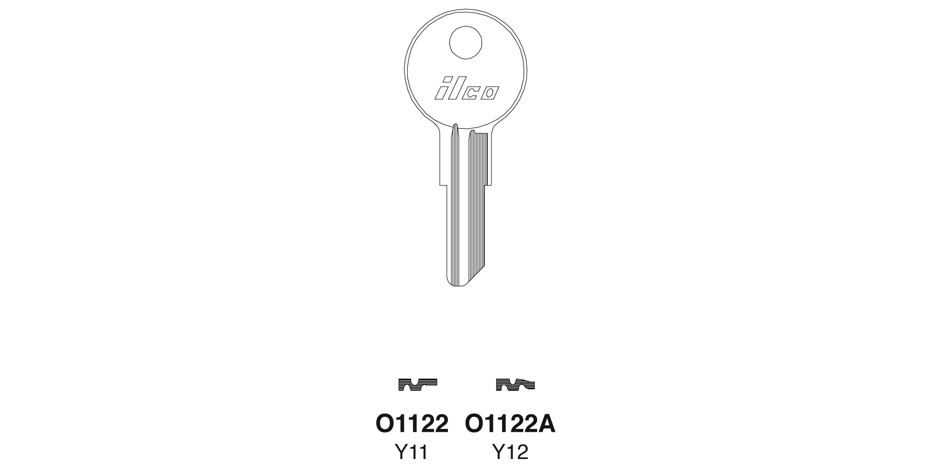 Cylinder Lock Key Blank, Pin Tumbler Cylinder Keys, Original-Shaped Bow ...