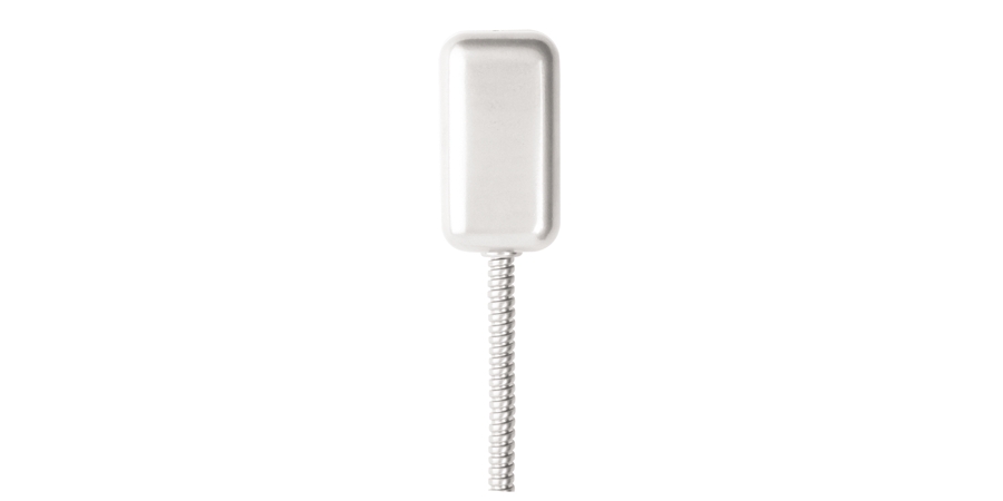 Armored Door Loop, US28 Satin Anodized Aluminum, Aluminum, For Use With ...