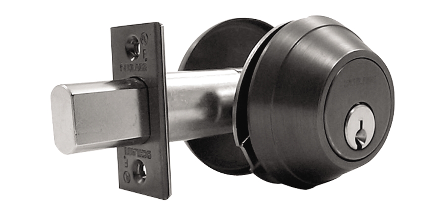 Door Deadbolt Lock, ANSI: Grade 1, Function: Deadbolt Single Cylinder ...