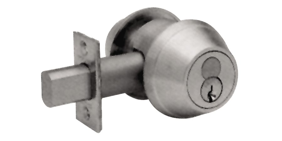 Door Deadbolt Lock, ANSI: Grade 3, Function: Deadbolt Double Cylinder ...