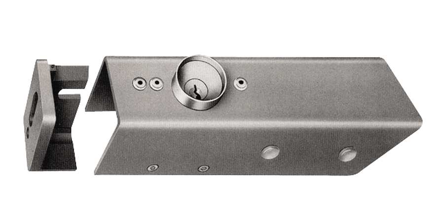 Key Removable Mullion, 6 in. H, 7 ft. L, Steel, Clear Anodized/US28 ...