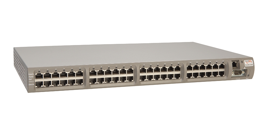 PoE Midspan,24 Port,RJ45,Base-TX,Gigabit Ethernet Network,90 to 240 VAC ...