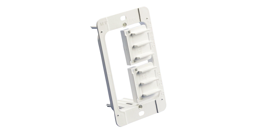Low Voltage CL 2 Outlet Bracket 1-Gang Outlet Nonmetallic