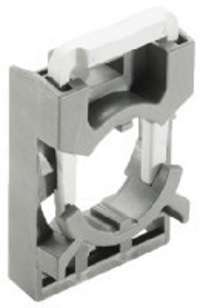 Contact Block Holder, Momentary, Front Mount, 230 VAC, 0.05 mm Wd, -25 ...