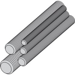 FT1905 - B-LINE - THREADED ROD, 1/4" | Latin America