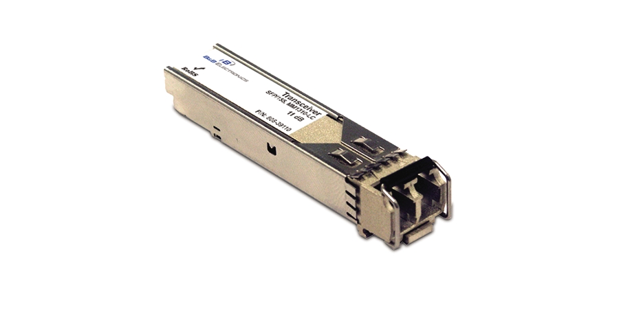SFP+ Transceiver, LC Duplex Connector, Plug-In Form Factor, 100 to 155 ...