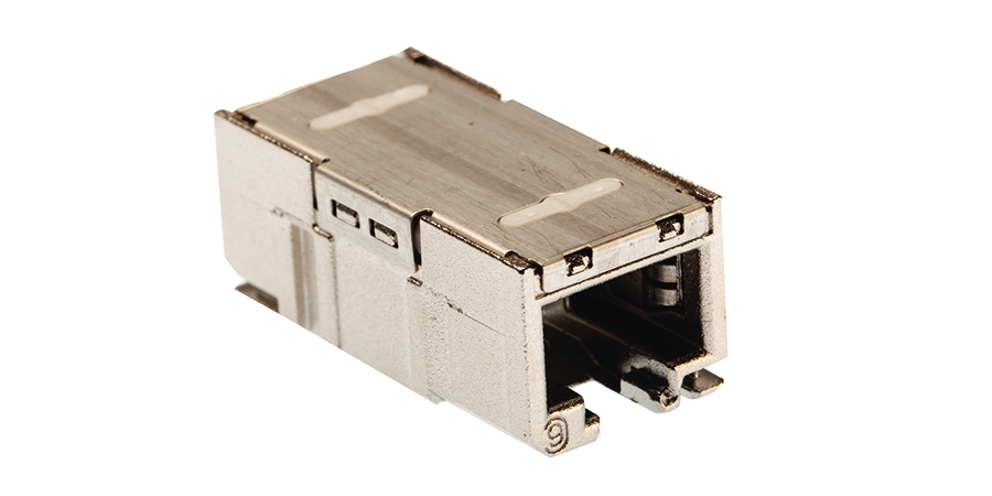 Female/Female RJ45 Coupler, Slim and Compact Size, indoor use, use to ...