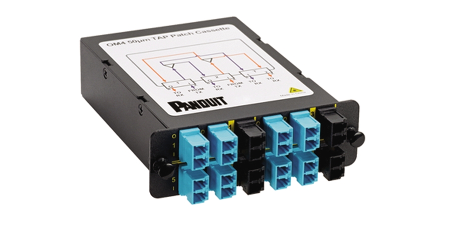 OptiCom TAP Cassette OM4, 4 Port, LC in, LC TAP out, LC Live out, 70/30 ...