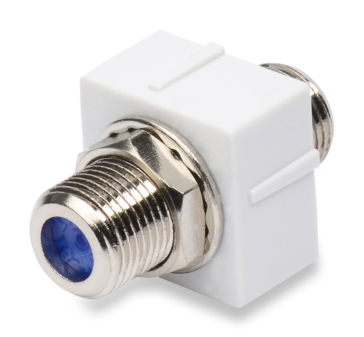 Multimedia Module Connector, F-Type Female Connector, Plastic, Gray